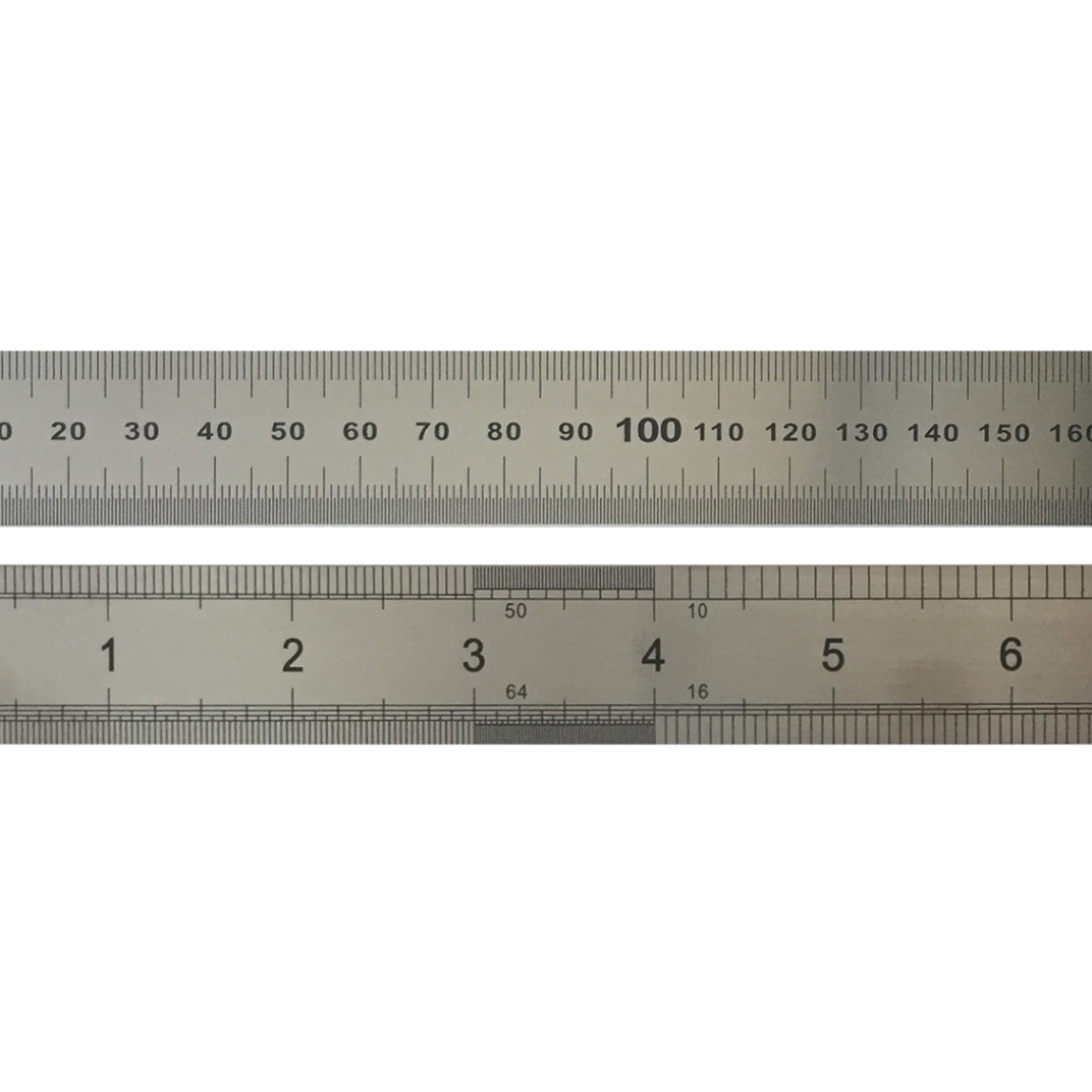 Steel Ruler 100cm METRIC/IMPERIAL – Art Store Co.