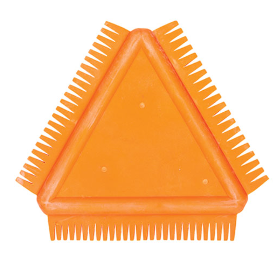 Triangle Rubber Comb – Art Store Co.